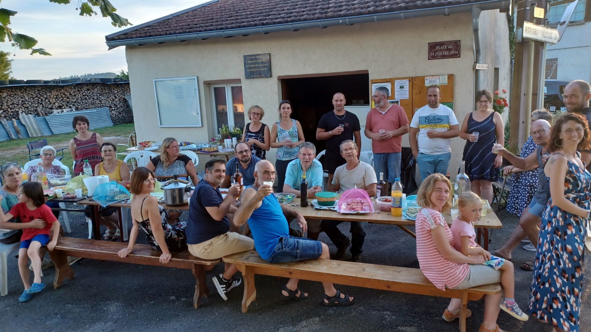 18 août 2023 : fête à Ugna - Commune de Valzin en Petite Montagne